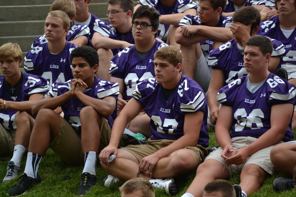 Day before beginning practice, Catholic football teams gather to pray ...