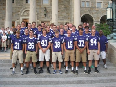 Day before beginning practice, Catholic football teams gather to pray ...
