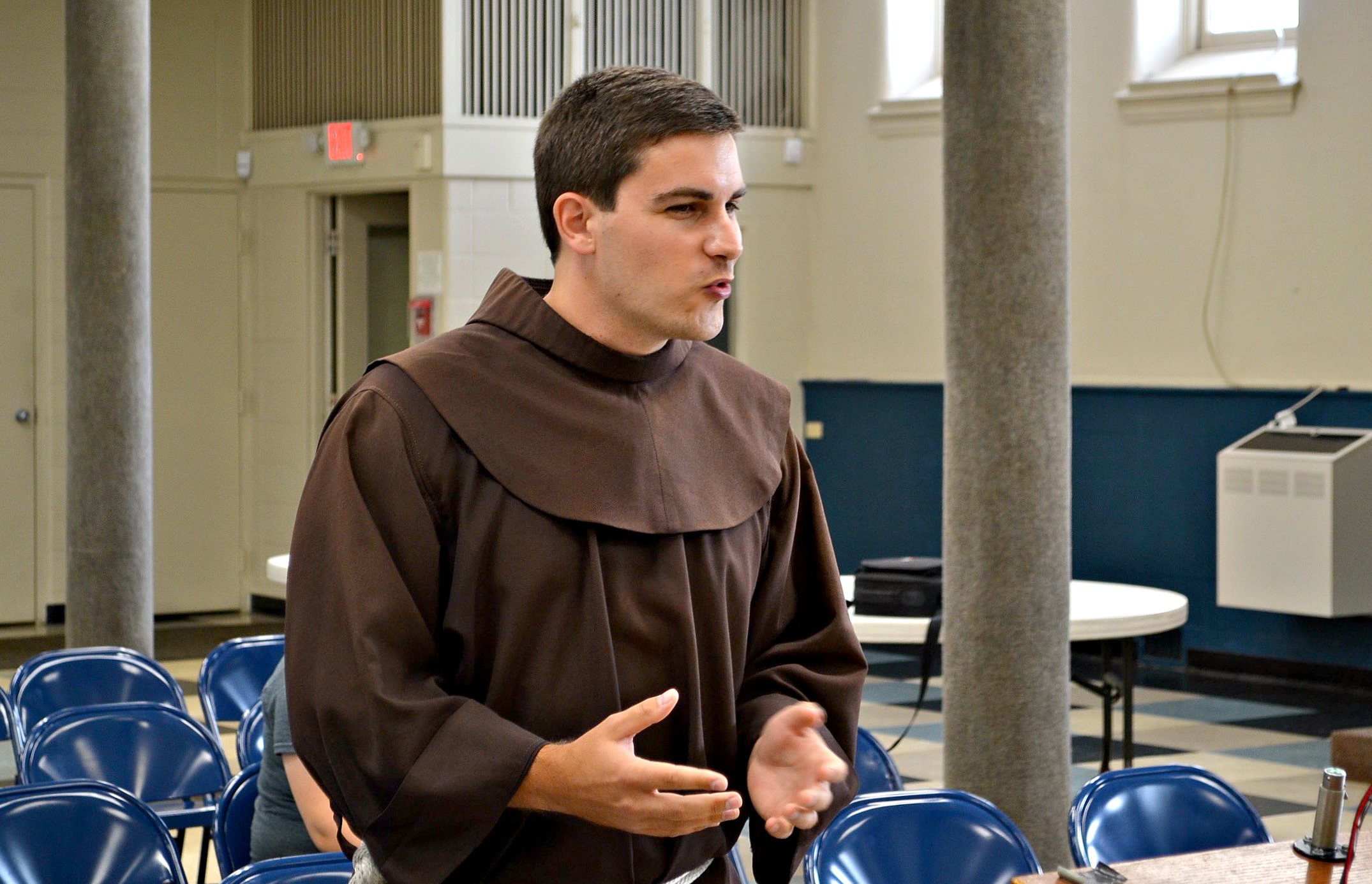Brother Casey Cole OFM at St. Monica-St. George Parish Mission ...