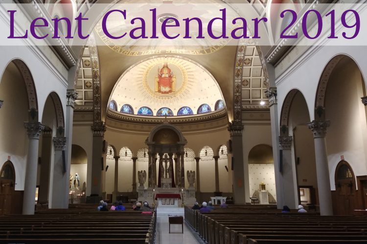 Lenten Calendar - Catholic Telegraph