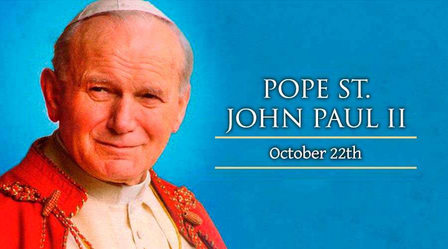 October 22: Pope Saint John Paul II - Catholic Telegraph