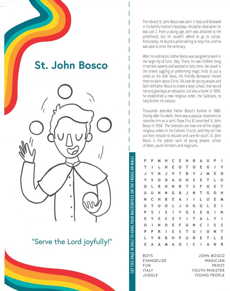 Kid's Corner: Saint John Bosco - Catholic Telegraph
