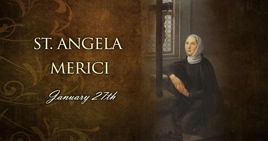 January 27 - Saint Angela Merici - Catholic Telegraph