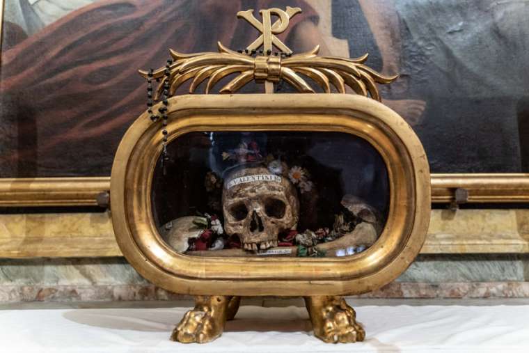 The Rome church where you can venerate St. Valentine’s skull - Catholic ...