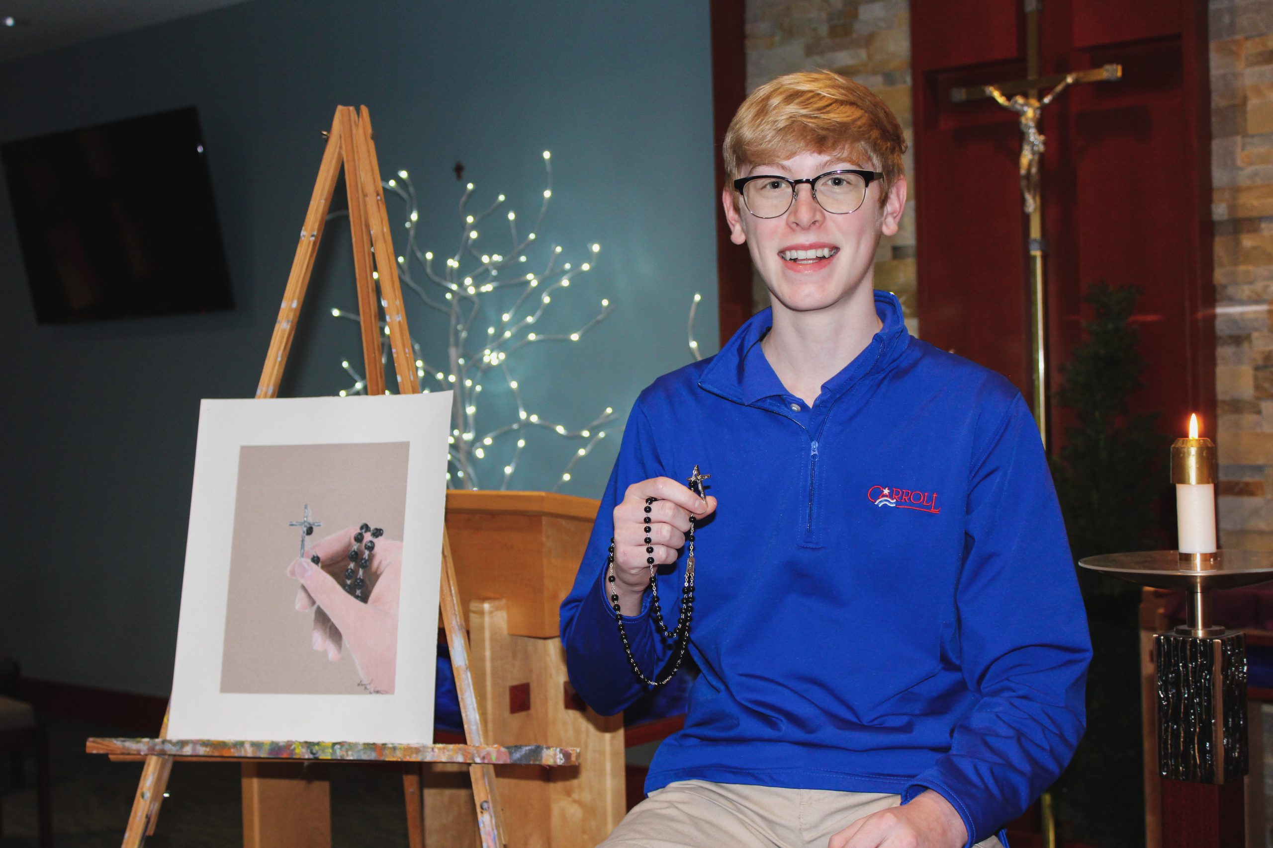 Sam Wittmann: Carroll High School Student blends Faith and Art ...