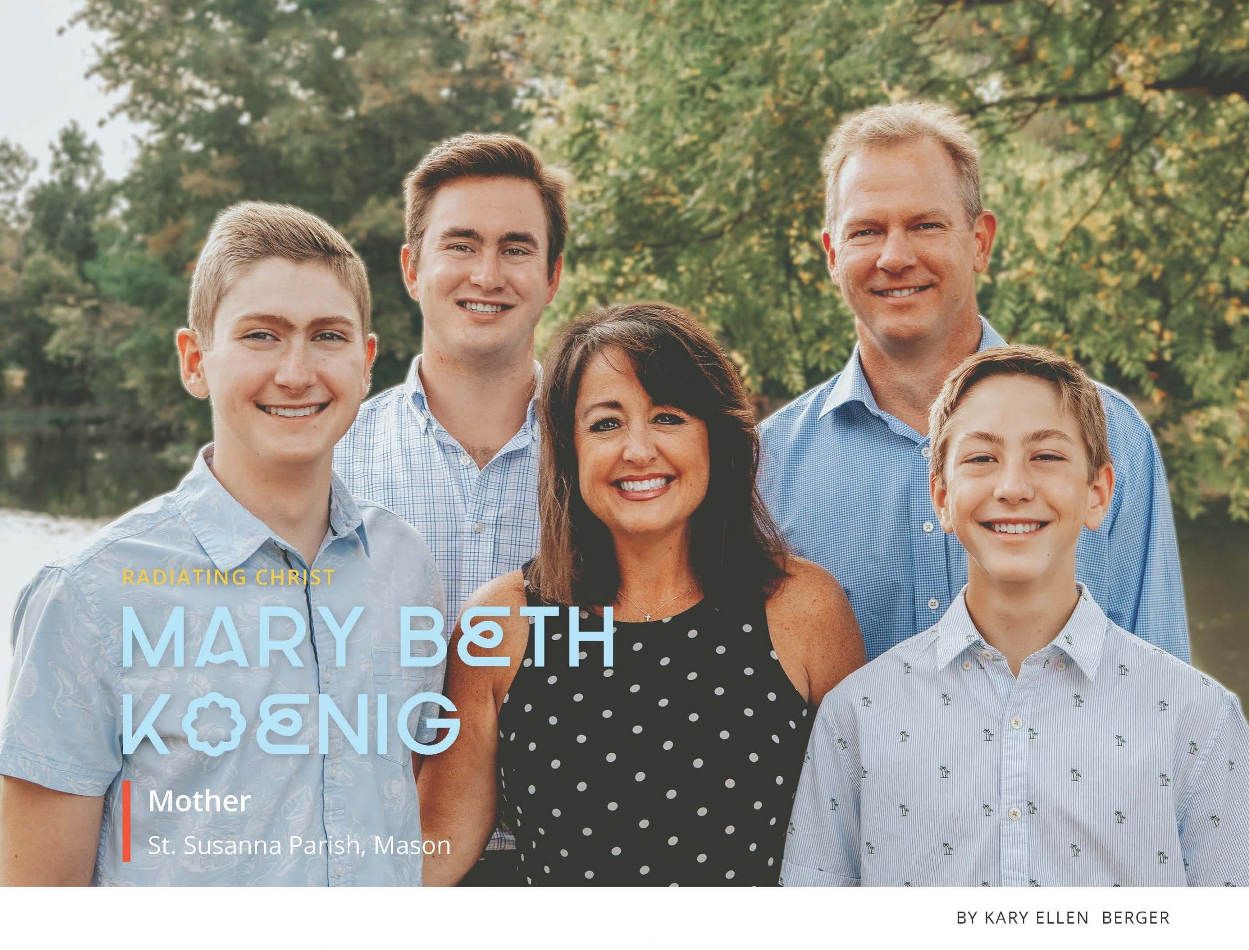 Radiating Christ: Mary Beth Koenig – Catholic Telegraph