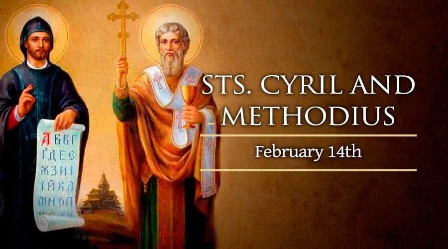 February 14: Saints Cyril, Monk and Methodius, Bishop - Catholic Telegraph