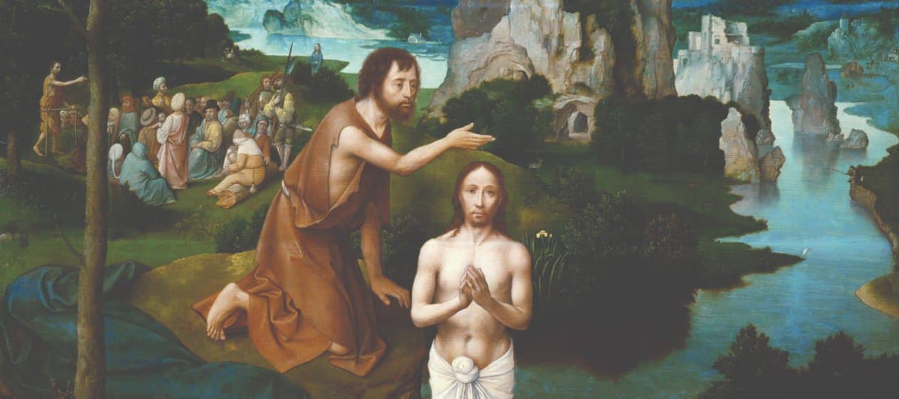 John The Baptist Baptizing People