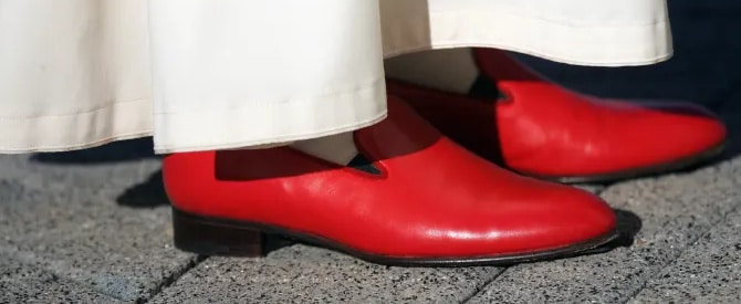 The story behind Pope Benedict XVI’s red shoes - Catholic Telegraph