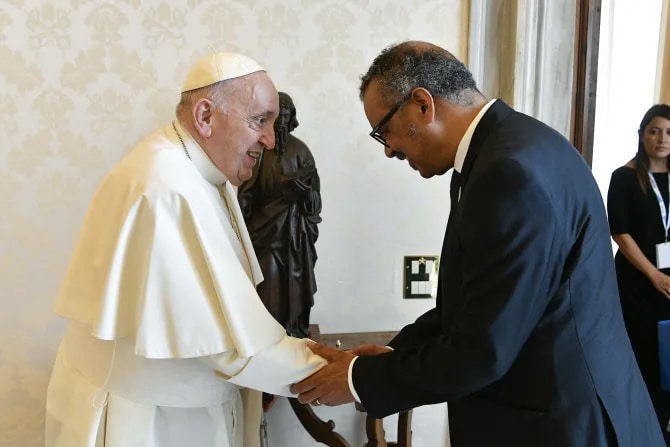 Pope meets with head of World Health Organization - Catholic Telegraph
