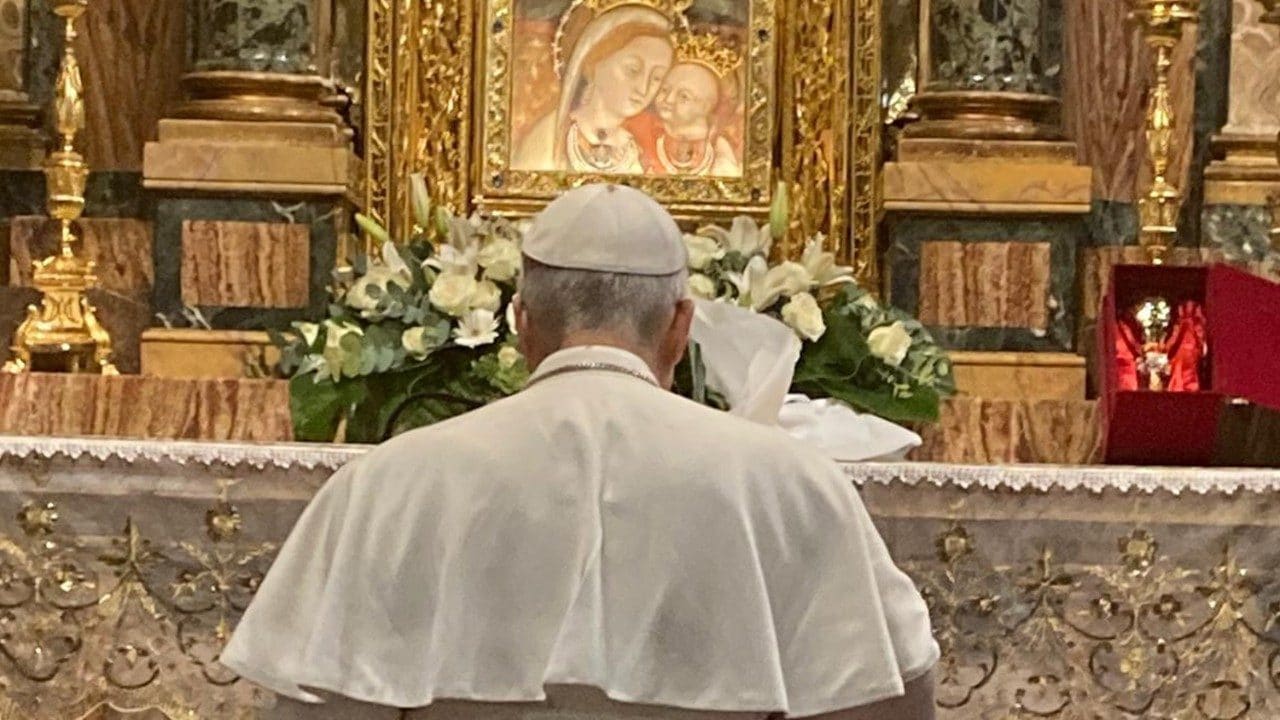 'I wanted so much to come here': Pope Leo visits Marian shrine outside of Rome - Catholic Telegraph
