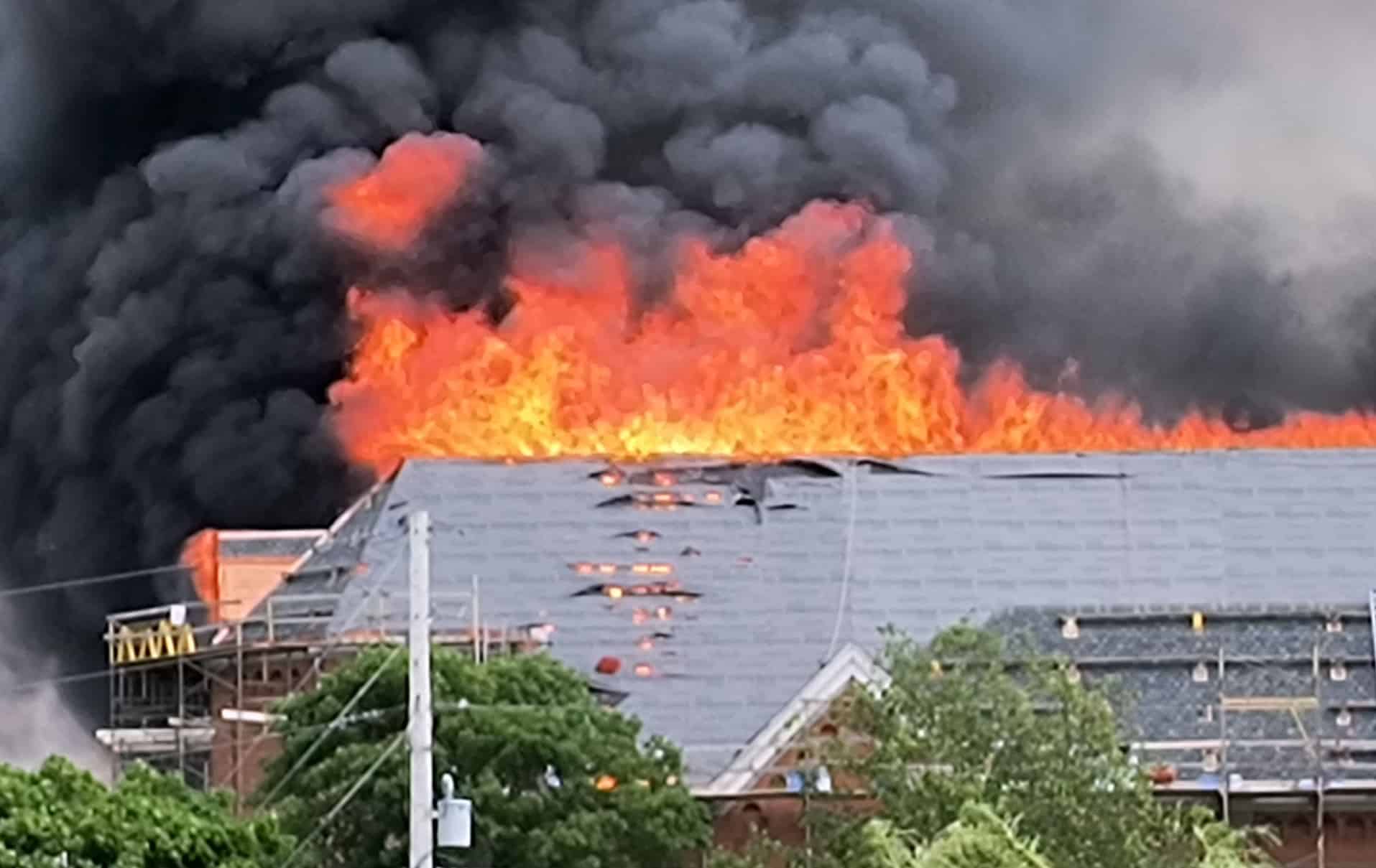 Devastating fire at St. John the Baptist Church in Maria Stein ...