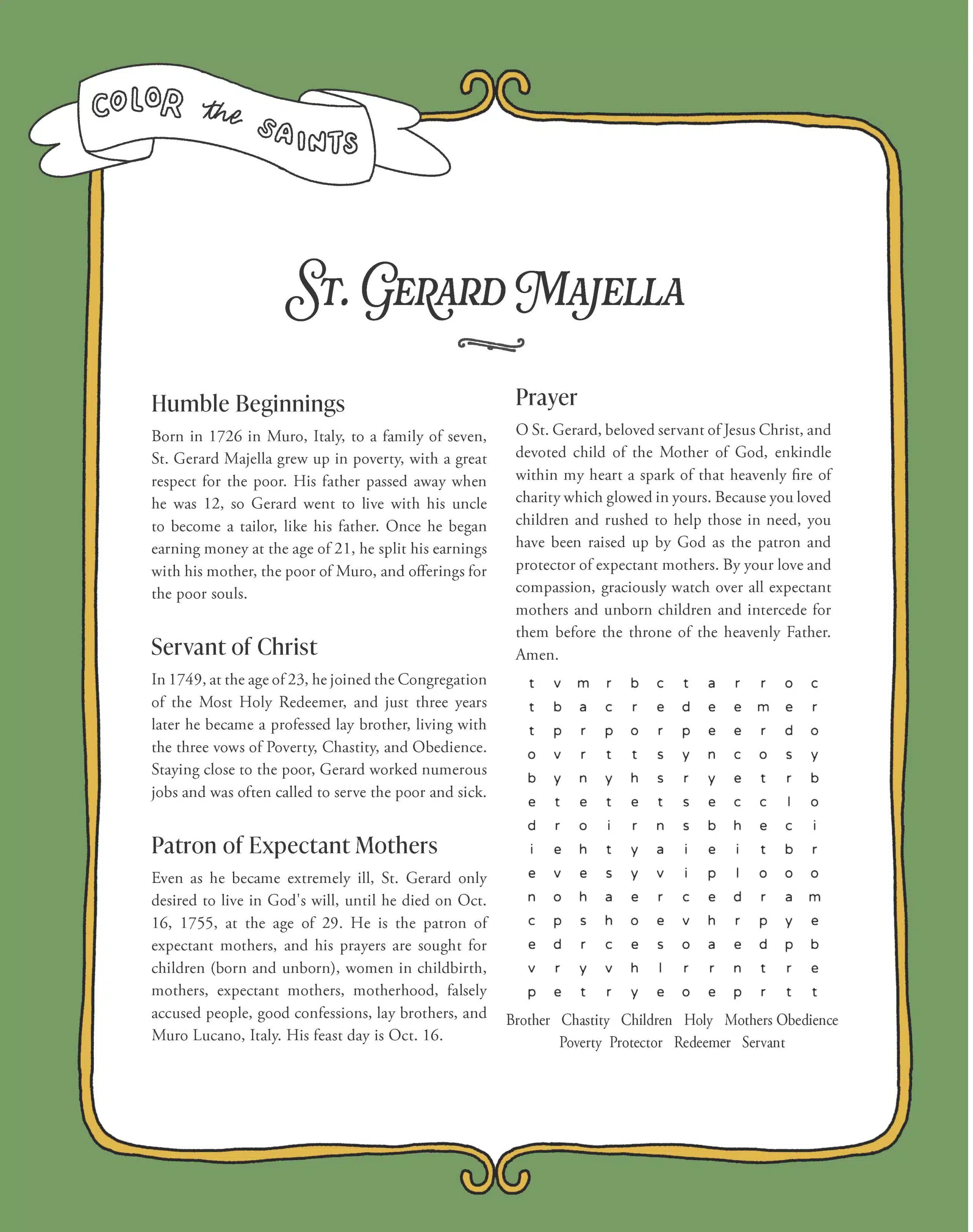 Saint Gerard Majella - Catholic Telegraph